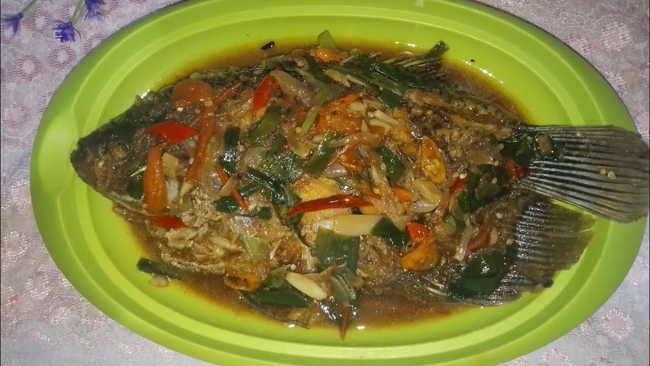 Masak Gurami Asem manis Ala Ndeso - YouTube