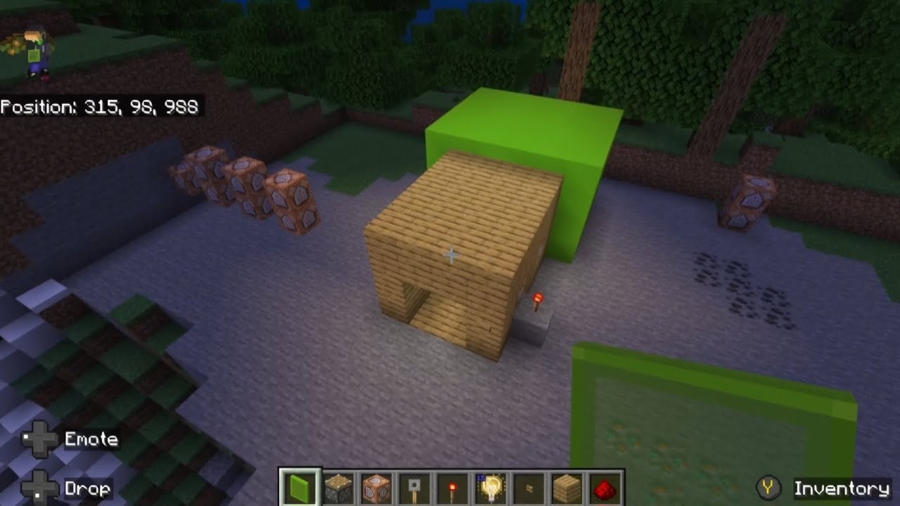 I made my first command block door - YouTube