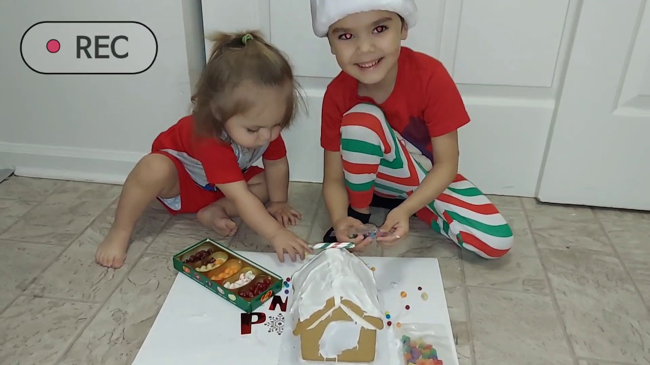 Blue eyed Jay destroyed my gingerbread house! - YouTube