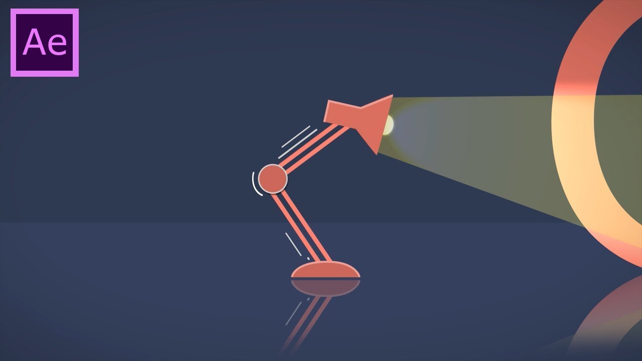 Table Lamp Text Intro Reveal After Effects & Free Template Download ...