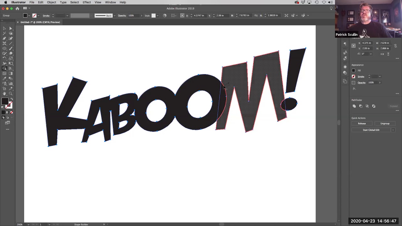 How to Make Comic Sound FX Letters in Adobe Illustrator. - YouTube