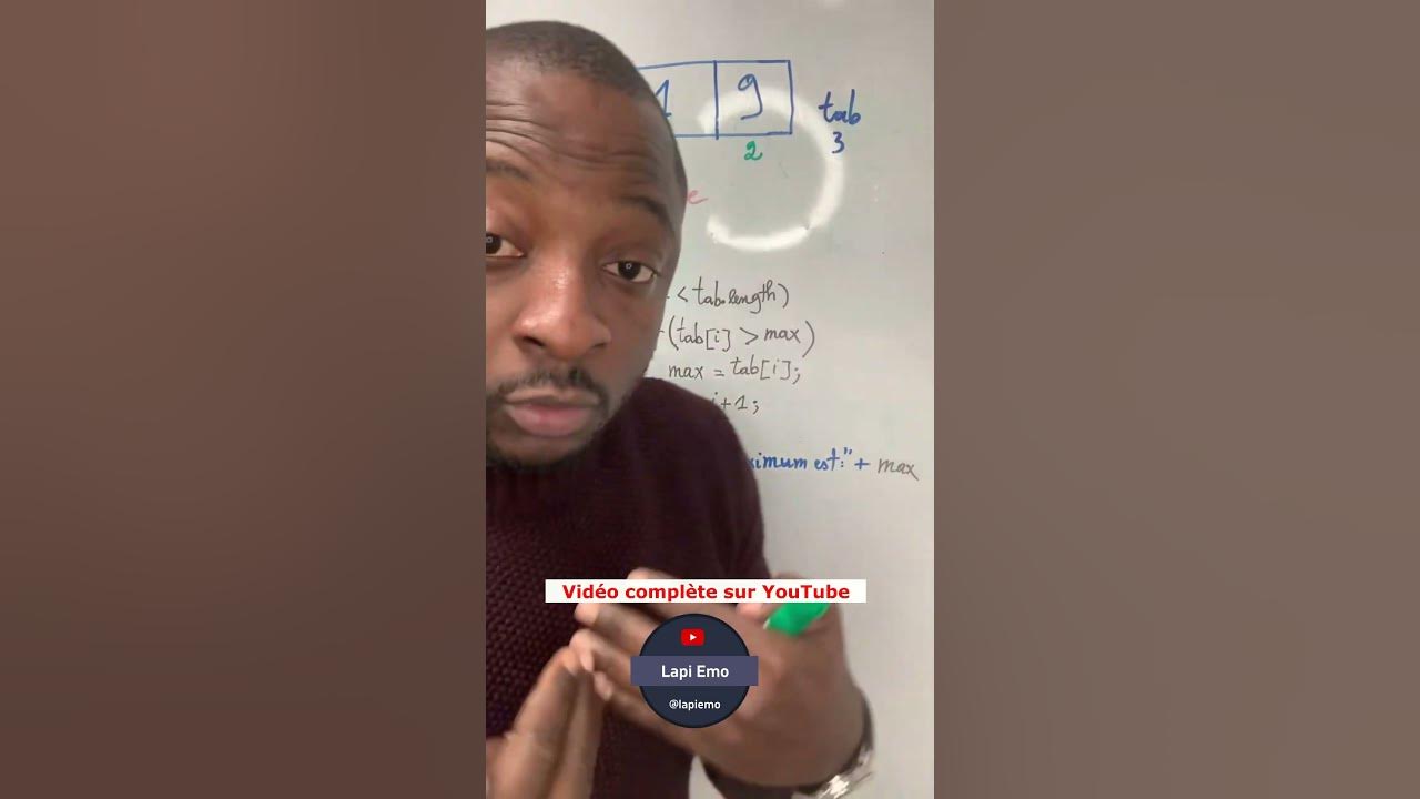 Comment écrire un algorithme (part 2) - YouTube