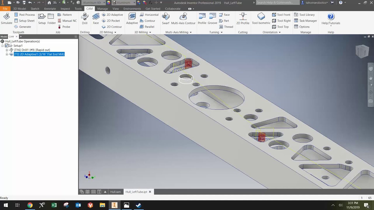 CAM Lesson 3 - Chassis Side Rail - YouTube