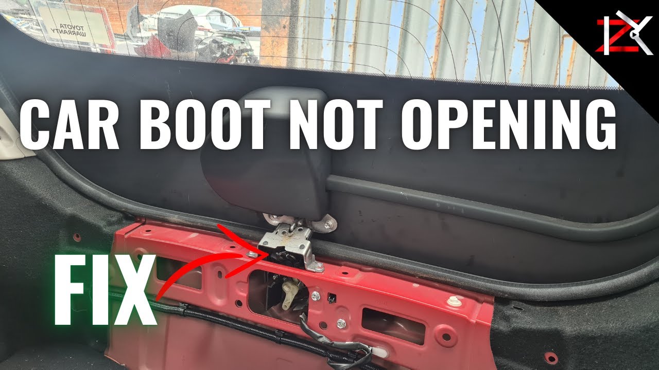 Car Boot NOT Opening FIX - Aygo 108 C1 How To Open Car Boot Lock ...