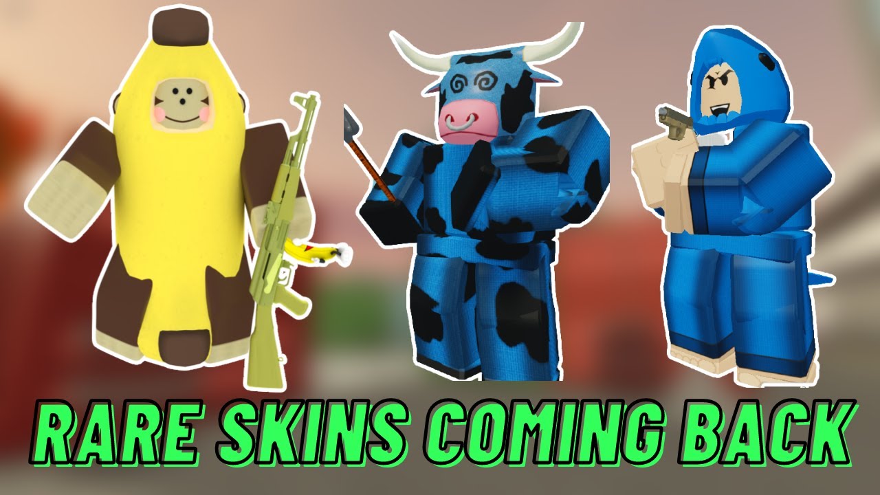 RARE SKINS COMING BACK TO ARSENAL?! (Roblox Arsenal) - YouTube