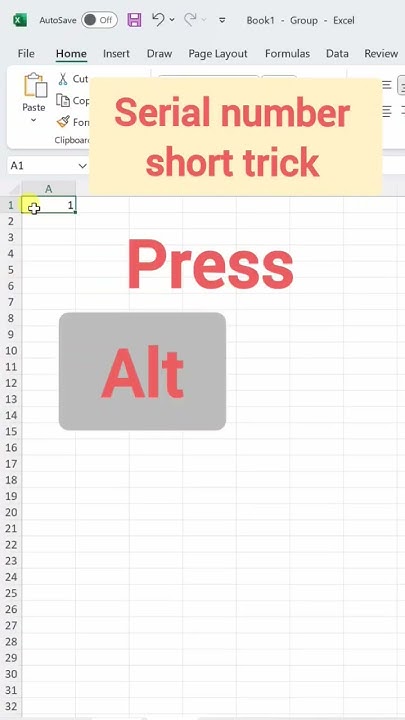 How to add serial number in just seconds in #excel | excel me serial no kaise add kare # ...