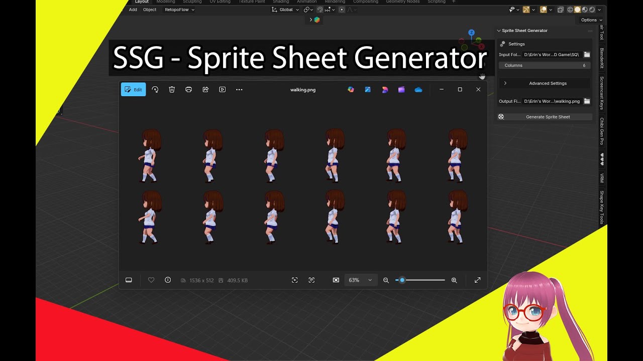 Sprite Sheet Generator | Blender Add On | Free!! - YouTube