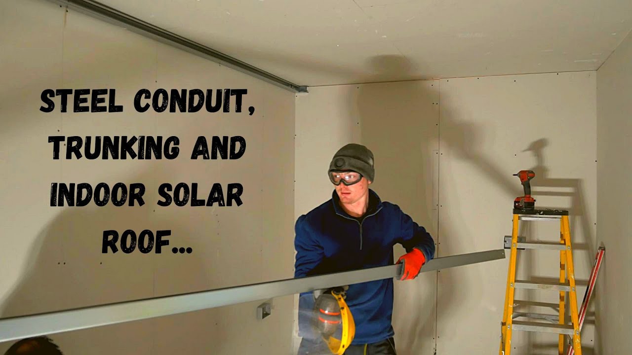 Putting Solar Panels Inside.... Hear me out! - Steel Trunking and ...