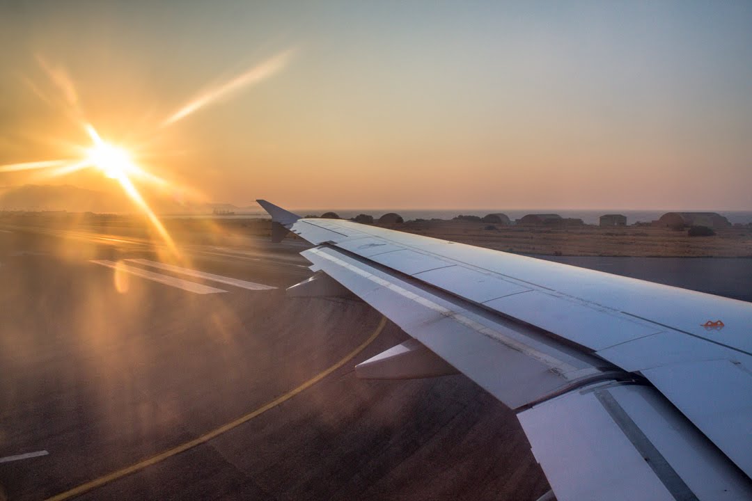 Germanwings Airbus A320 AMAZING SUNSET takeoff in Heraklion! (Full HD ...
