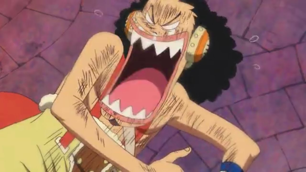 Usopp explains Luffy’s logic to Law and Luffy throws a booger at ...