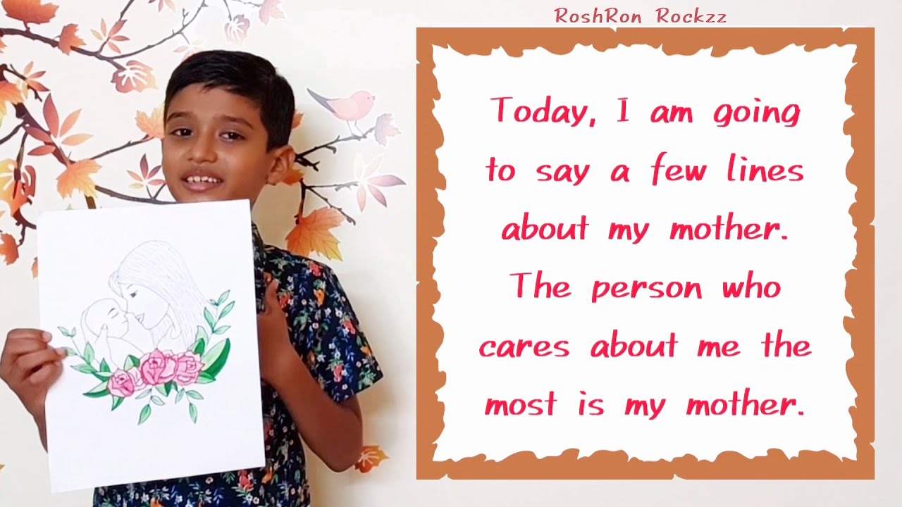 10 lines on My Mother in English | Speech My favorite person | Essay ...