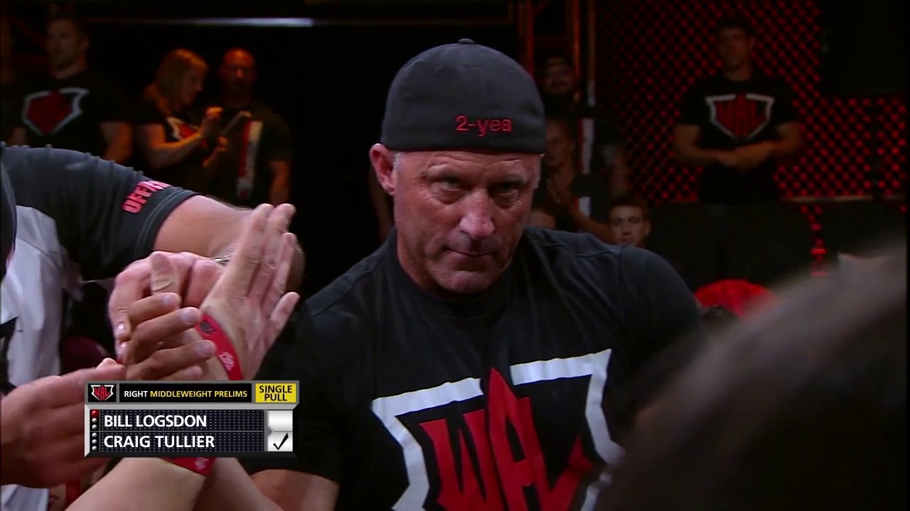 Bill Logsdon v Craig Tullier: WAL 2016 Middleweight Prelim Match, Right ...