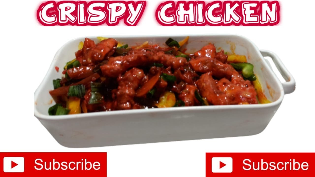 SCHEZWAN CRISPY CHICKEN || CRISPY CHICKEN RECIPE || STARTER RECIPE ...