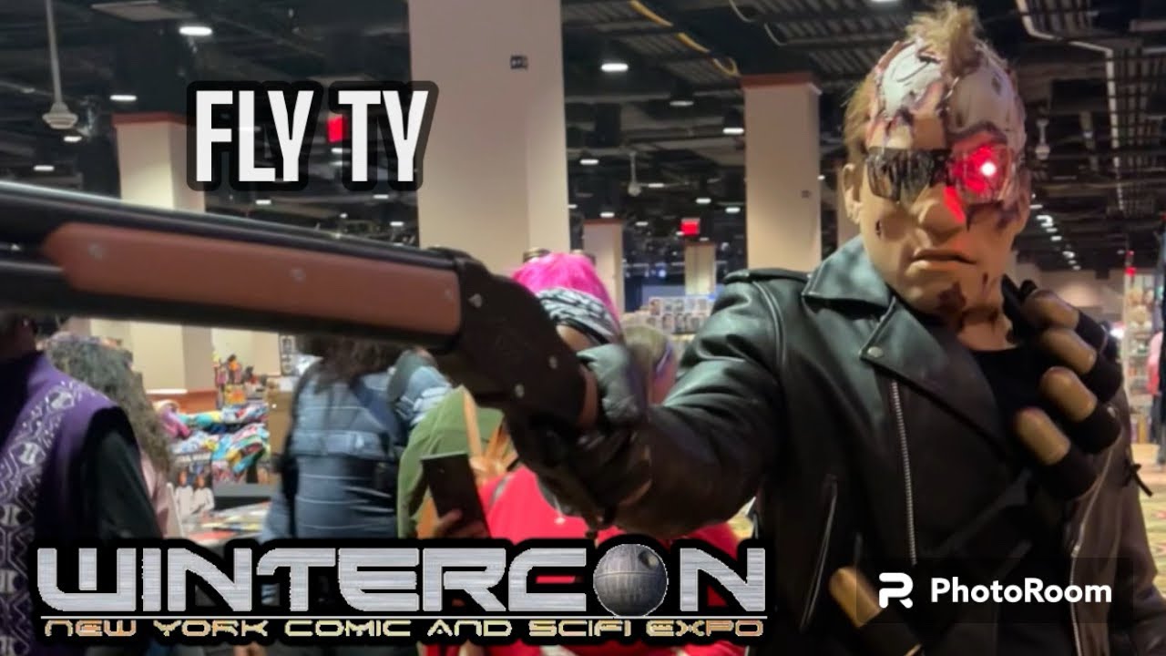 WinterCon 2023 w/ The Terminator - T-800 T2 Cosplay Debut - YouTube