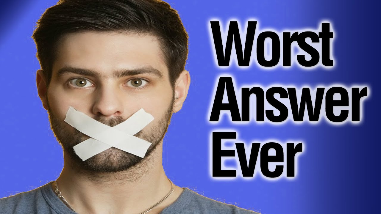 Best Approach to Answering Negative Questions in an Interview - YouTube