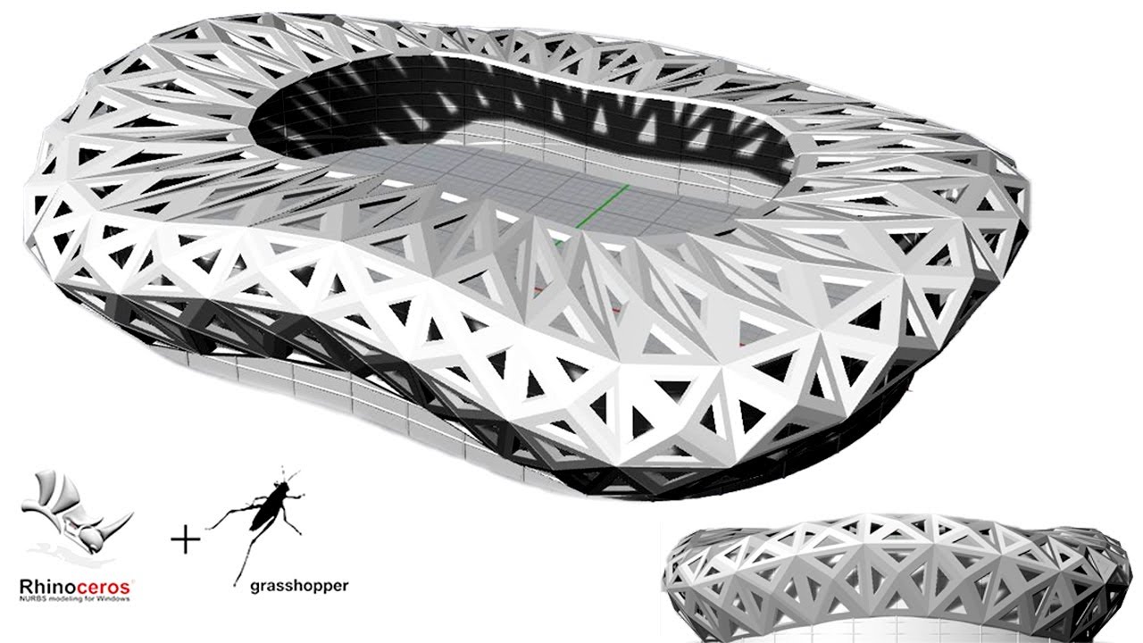 Parametric Stadium in Grasshopper - YouTube