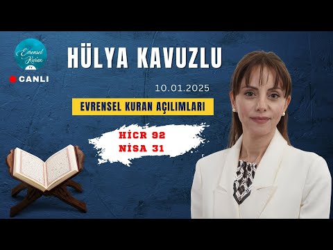 #CANLI | NUR 31 | HİCR 92 ALGORİTMALARININ AÇILIMI | HÜLYA KAVUZLU