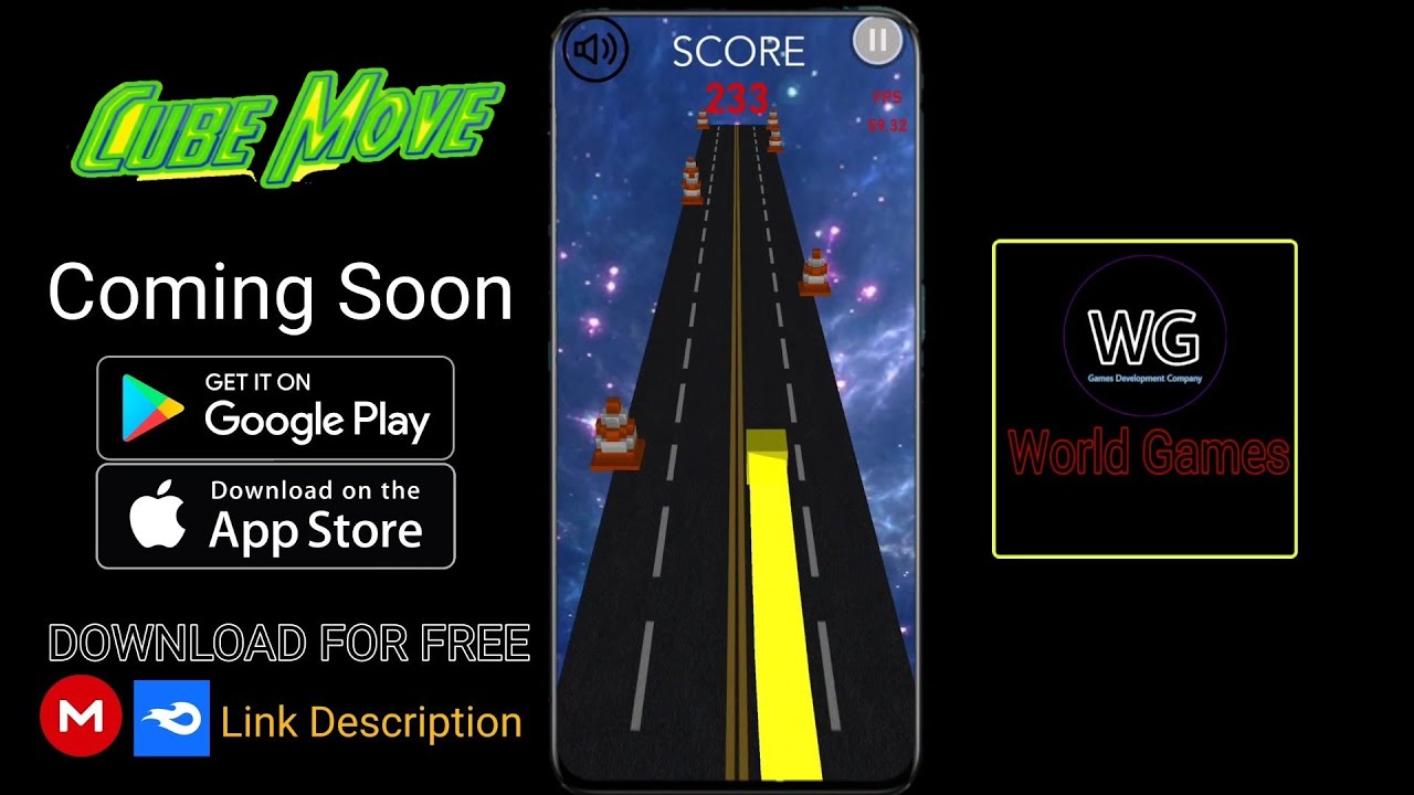 Music Game - Cube Move Gameplay (4K) - YouTube