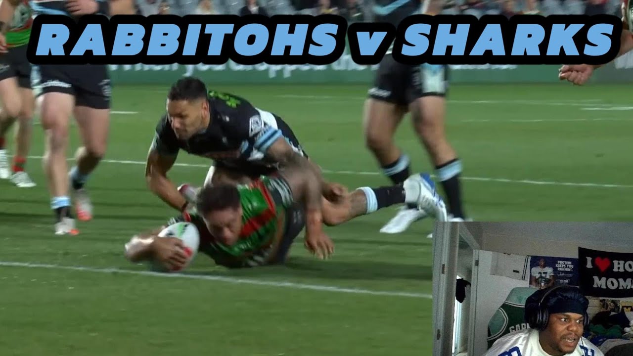 NRL Match Highlights | Shark v Rabbitohs | Round 21 | Reaction - YouTube