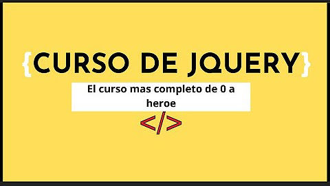 Domina jQuery: Curso Completo para Principiantes y Avanzados - YouTube