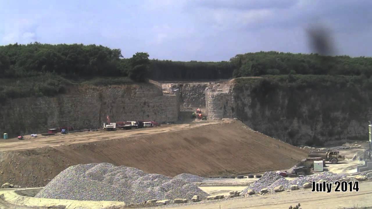 Timelapse of construction of cut and cover tunnel at Hermitage Quarry ...