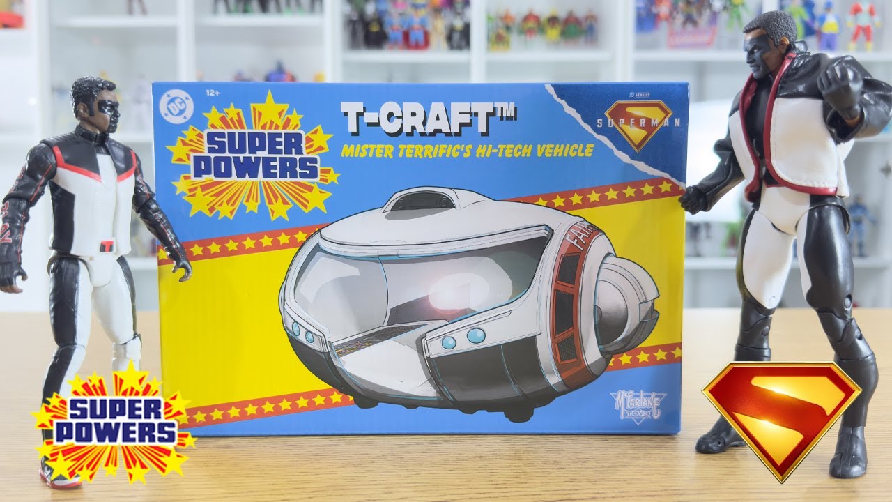 McFarlane Super Powers T-Craft Review! New Superman Movie Vehicle ...
