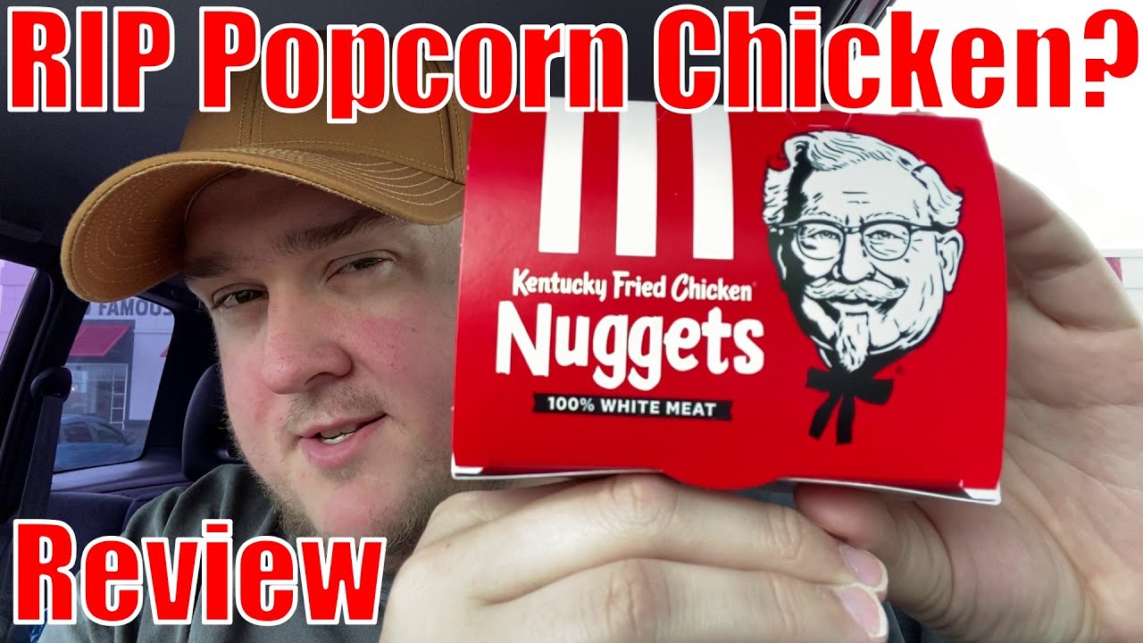 KFC: New 100% White Meat Chicken Nuggets Review - YouTube