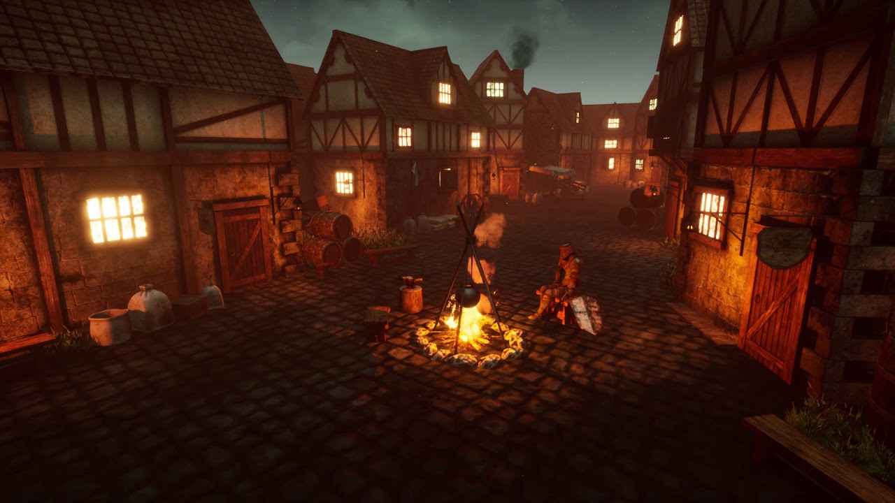 Medieval village captured in Unreal Engine 4 - YouTube