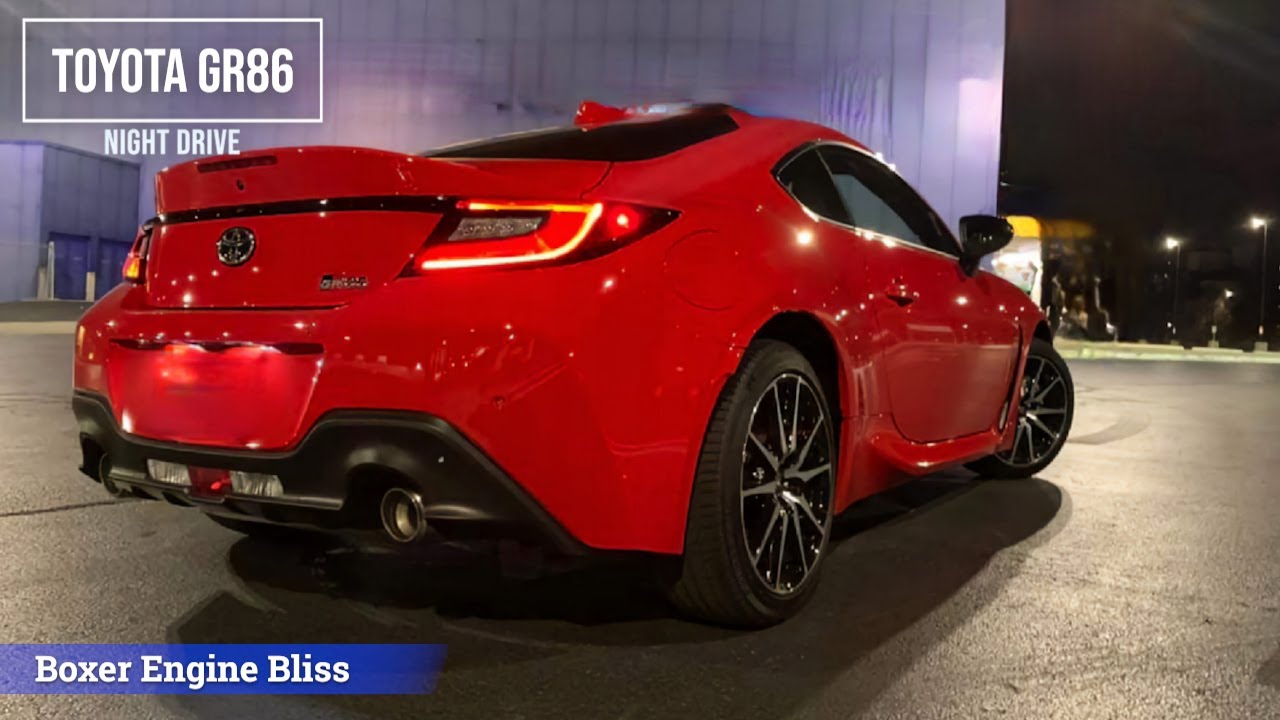 2022 Toyota GR86 - POV Silent Night Drive - ASMR - YouTube