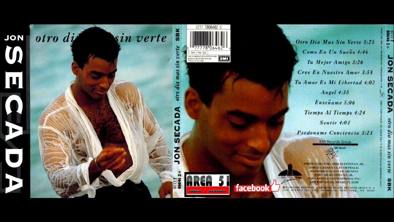 Jon Secada - Otro Día Más Sin Verte - YouTube