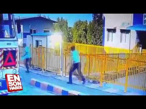 Freni patlayan kamyon dehşet saçtı