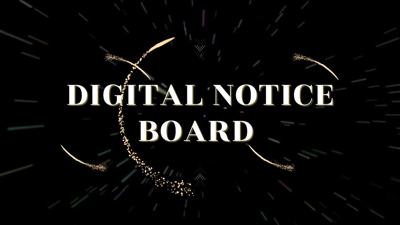 MGT315 - DIGITAL NOTICE BOARD ( INNOVATION ) - YouTube