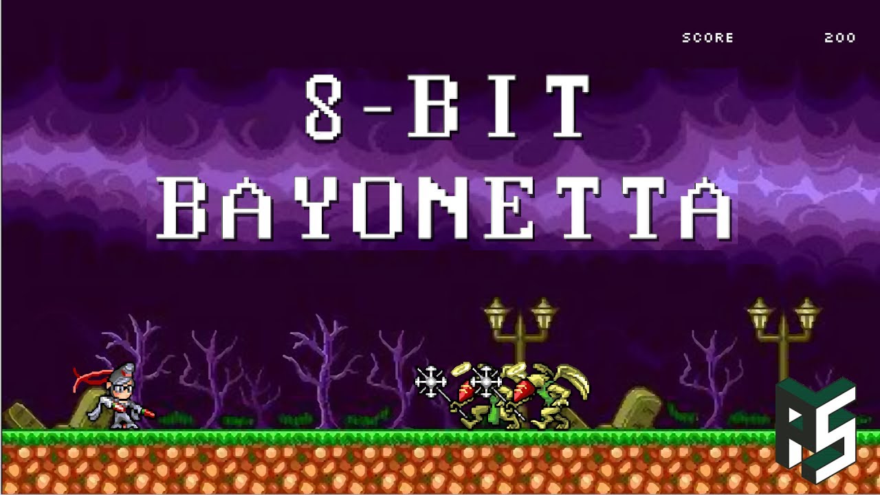 Let's Play 8-Bit Bayonetta -Pixel Spank - YouTube