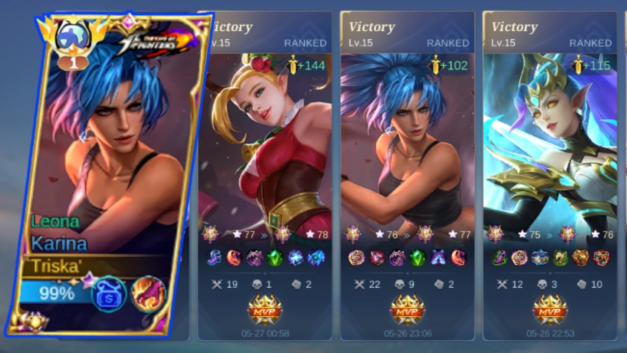 Experience unlimited mvp streak with this build and rotation~karina ...