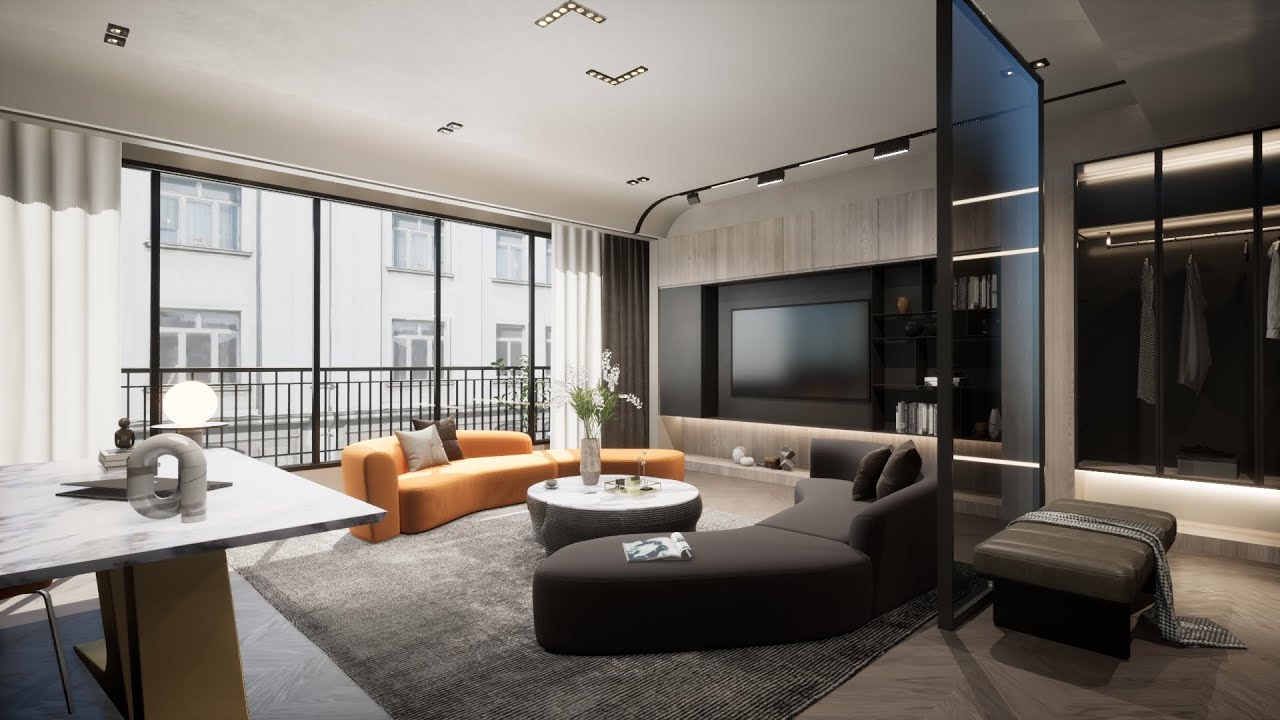 Real apartment walkthrough and interactive----UE 5.03 touch input and ...