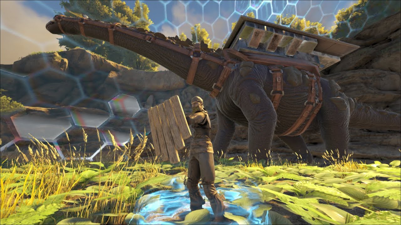 ARK OMEGA THE ISLAND | EPISODE 10 PERJALANAN MENUJU ANCIENT DINO ...