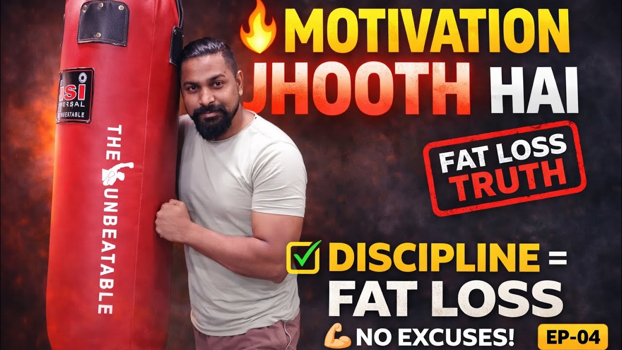 Motivation Jhoot Hai | Fat Loss Ke Liye Discipline Chahiye (EP-4) - YouTube