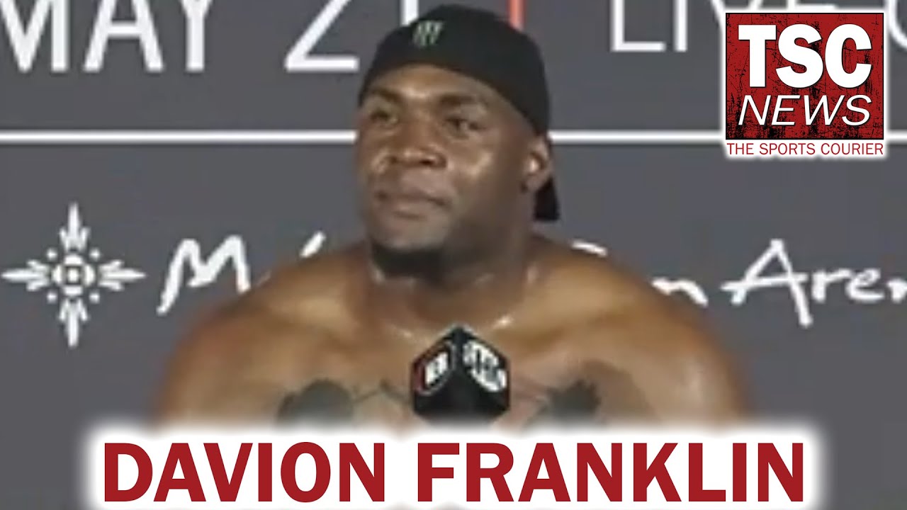 Bellator 259 Post Fight: Davion Franklin on Beating Tyler King - YouTube