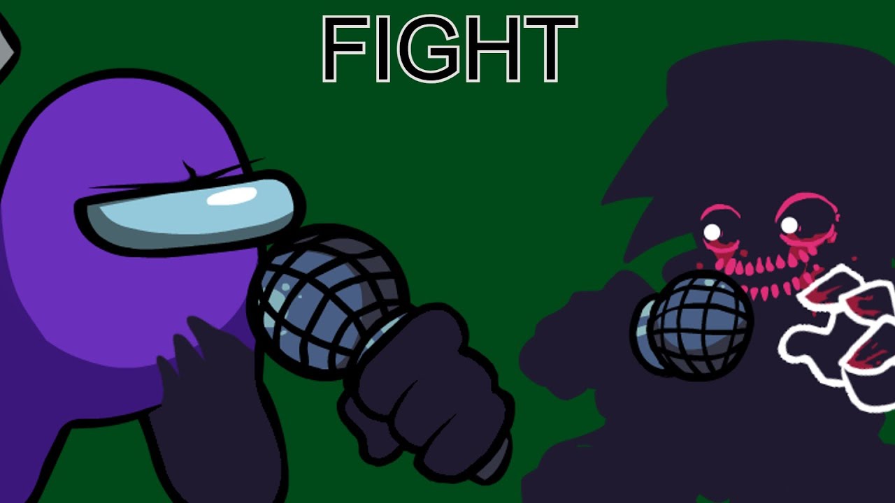 Corrupted Boyfriend VS Purple Crewmate FIGHT (read description) - YouTube