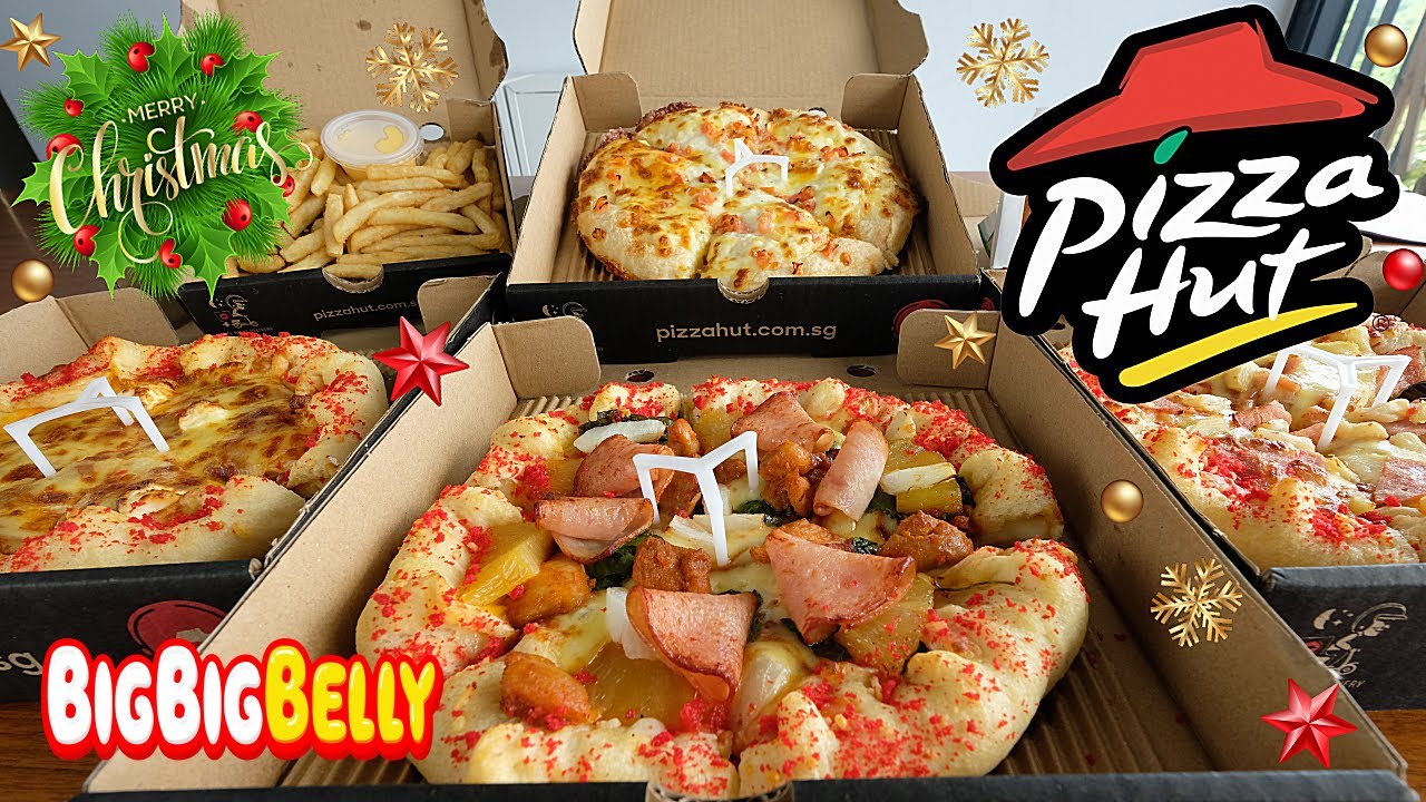 Pizza Hut's Christmas Pizzas 2020 | Pizza Unboxing | 4K Video - YouTube