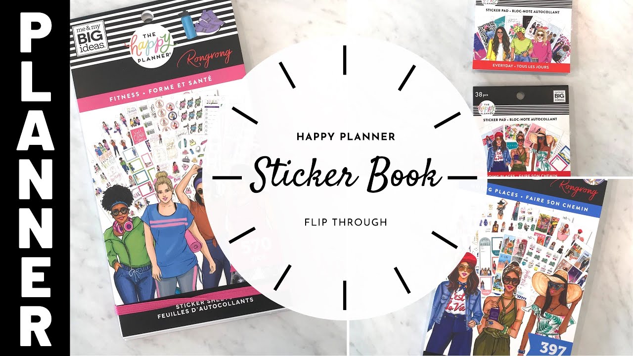 Rong Rong x Happy Planner Sticker Book Flip Through | 2020 Spring ...