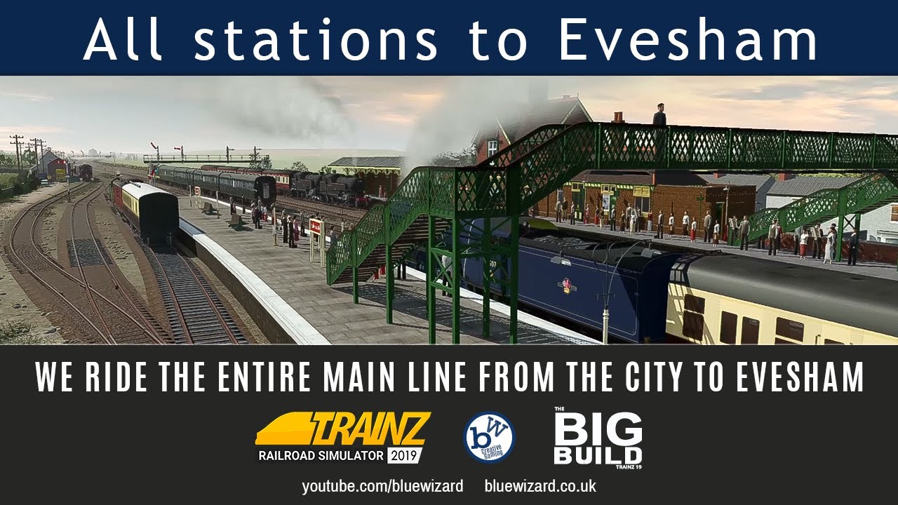 All stations train journey City station to Evesham | The Big Build ...