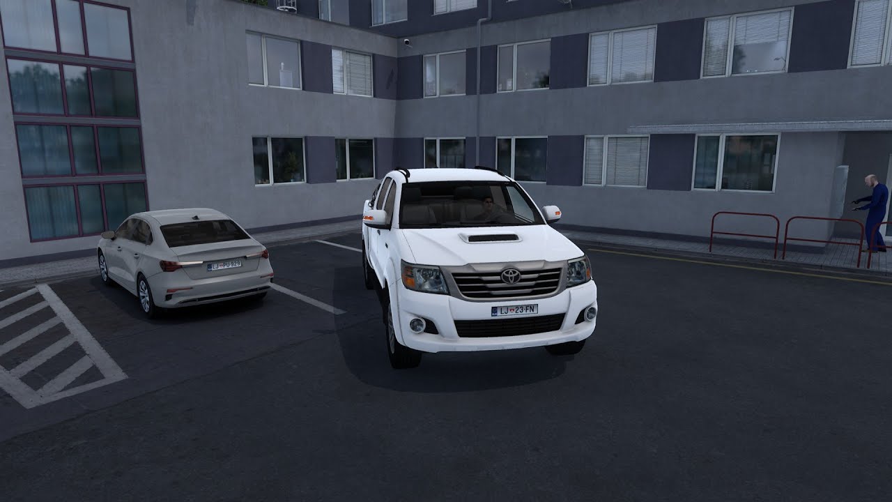 Euro Truck Simulator 2: Toyota Hillux: Road to Split - YouTube