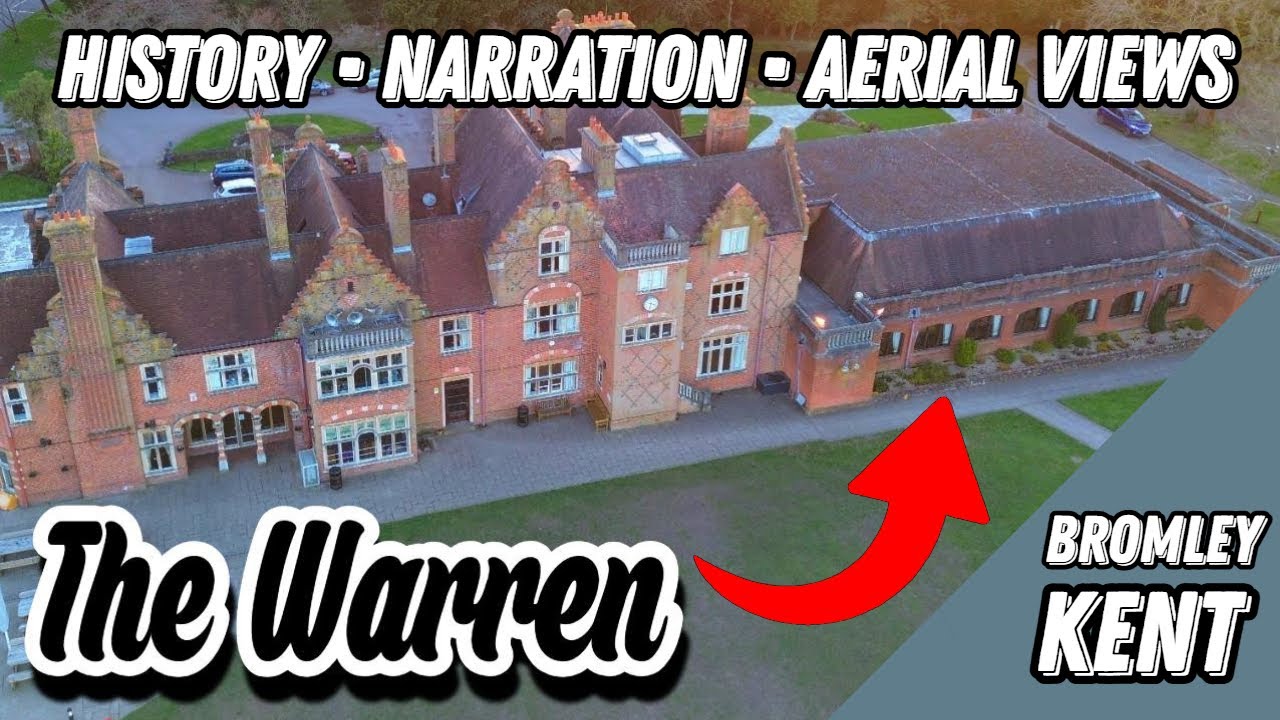 The Warren: Croydon’s Historic Mansion from the Sky | 4K - YouTube