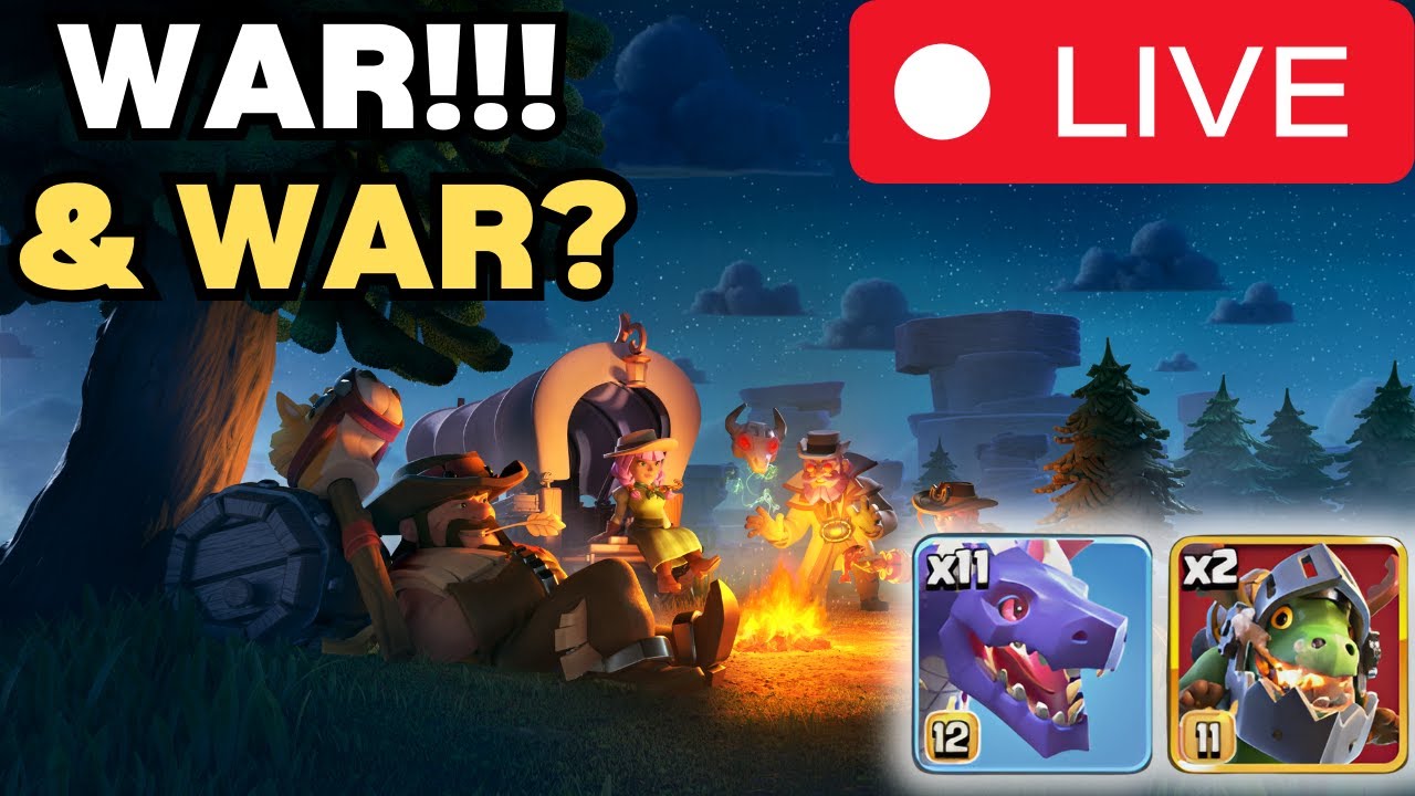 War Against MAD RAM to warm up for the Monthly Qualifier ! #coclive # ...