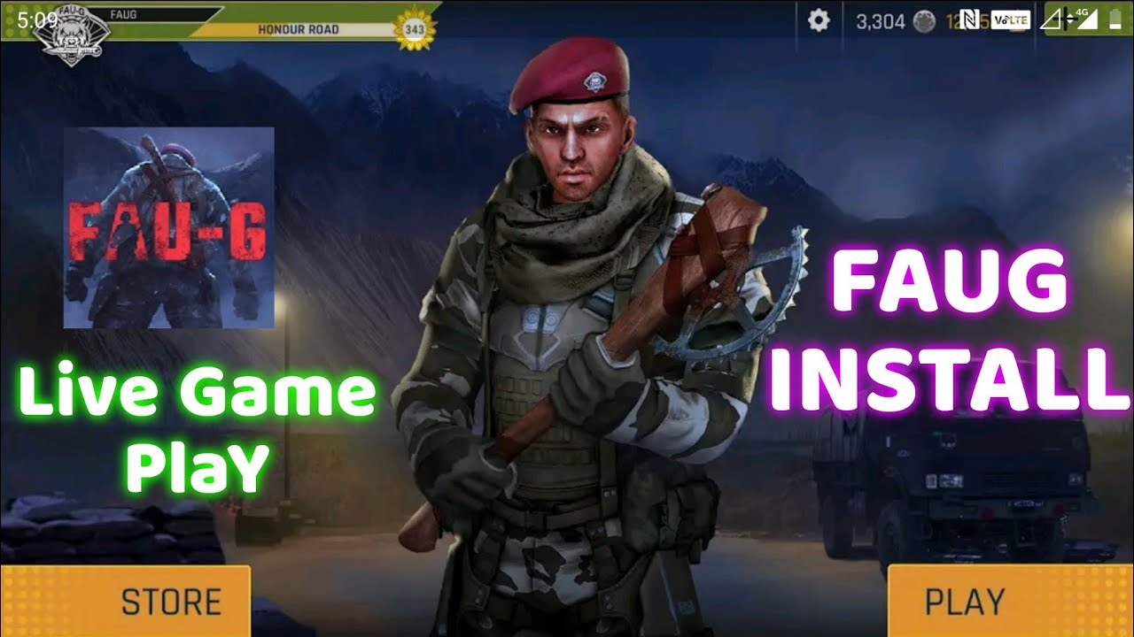 FAUG LIVE - FEARLESS AND UNITED GUARDS | HOW TO INSTALL FAUG - YouTube