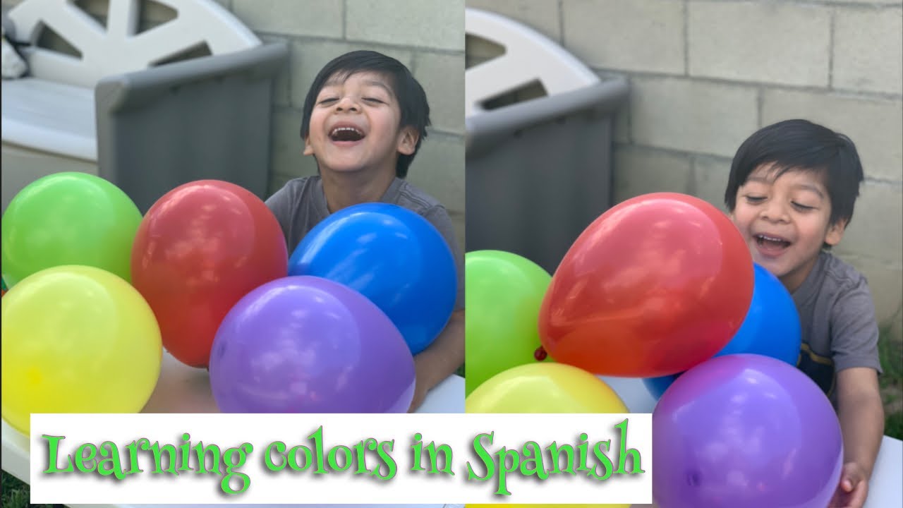 LEARNING COLORS IN SPANISH/ APRENDE LOS COLORES EN INGLÉS - YouTube