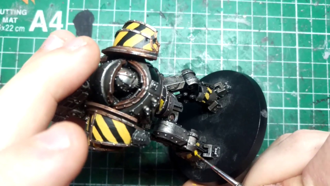 How to paint Iron Circle Domitar-Ferrum Class Battle-automata - YouTube