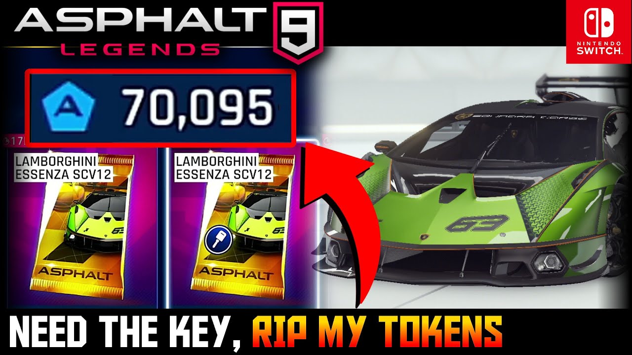 WASTED HOW MANY TOKENS Trying for the Key?! (A9 Nintendo Switch) - YouTube