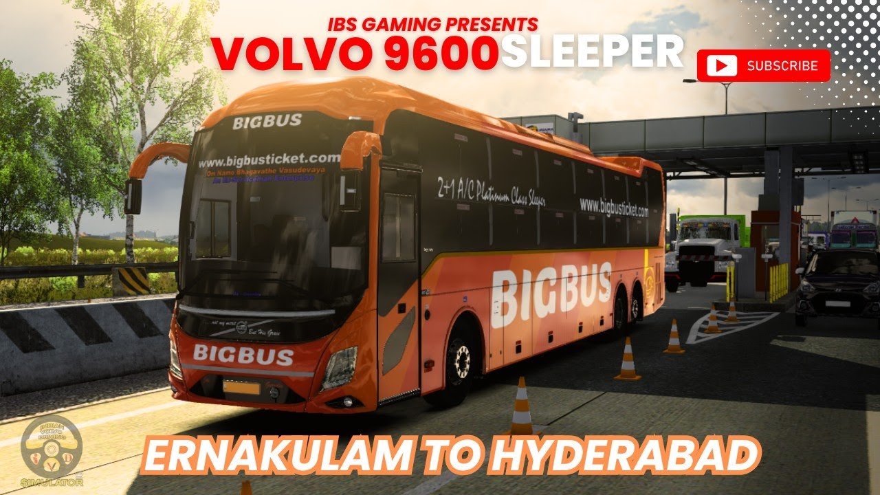 Big Bus Travels Volvo 9600 Sleeper || Ernakulam to Hyderabad ...